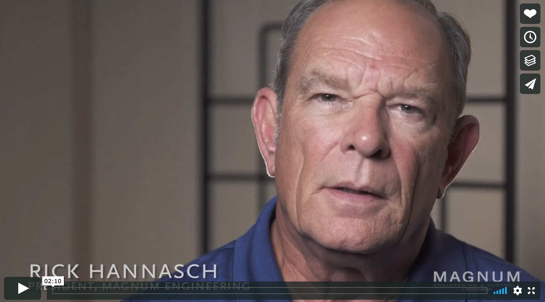 Rick Hannasch, President - Magnum Engineering – Badger